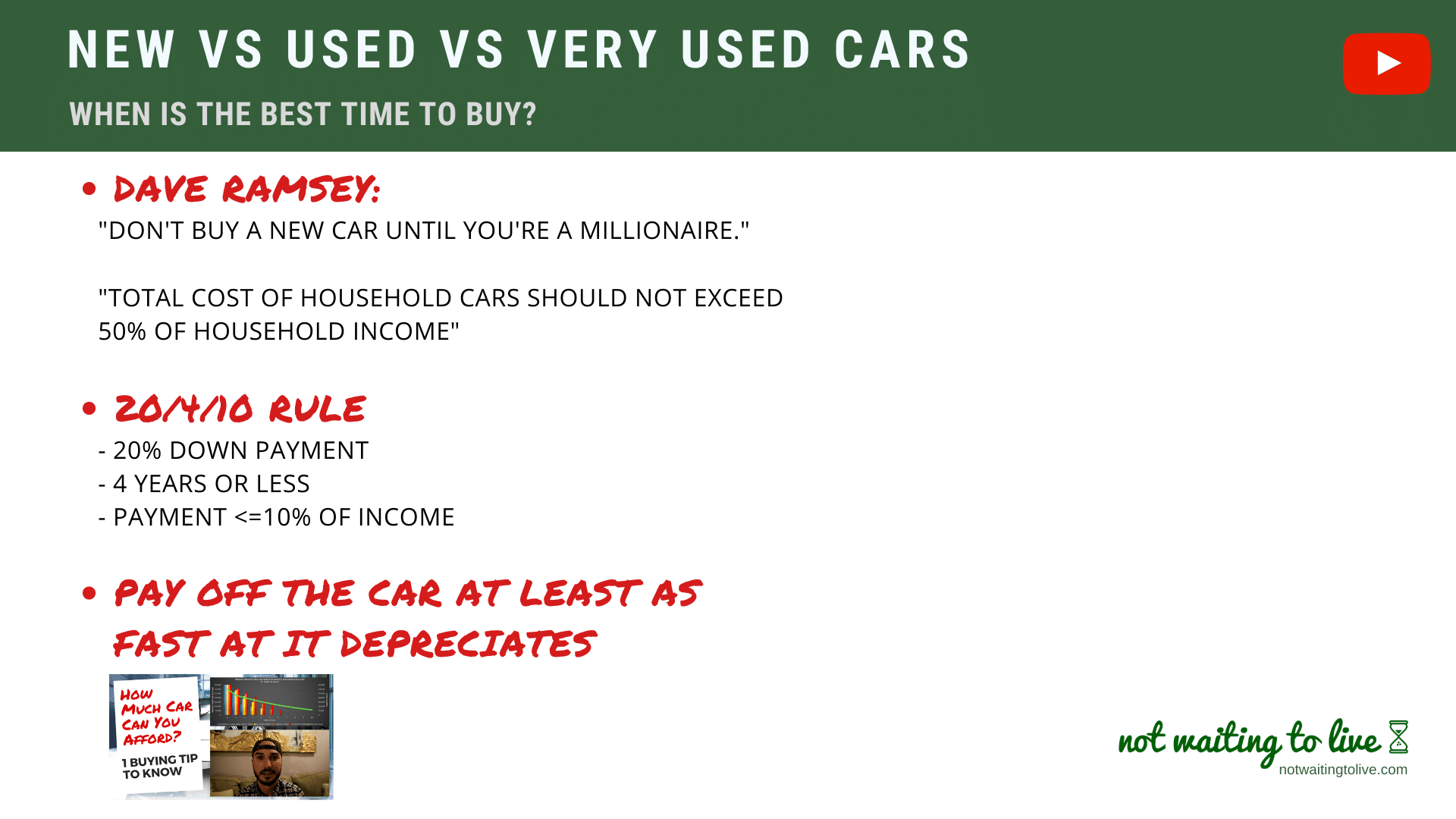 New vs Used vs Very Used Cars (What’s the Real Cost Difference?) | not ...